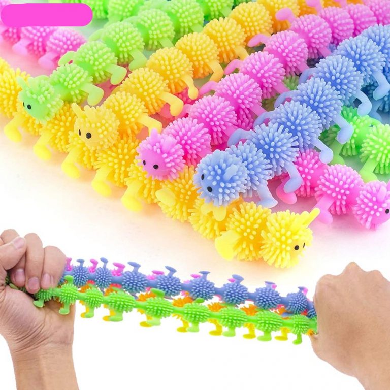 Tangle Fidget Toys Stretchy Strings Worm monkey noodles Therapy Set ...