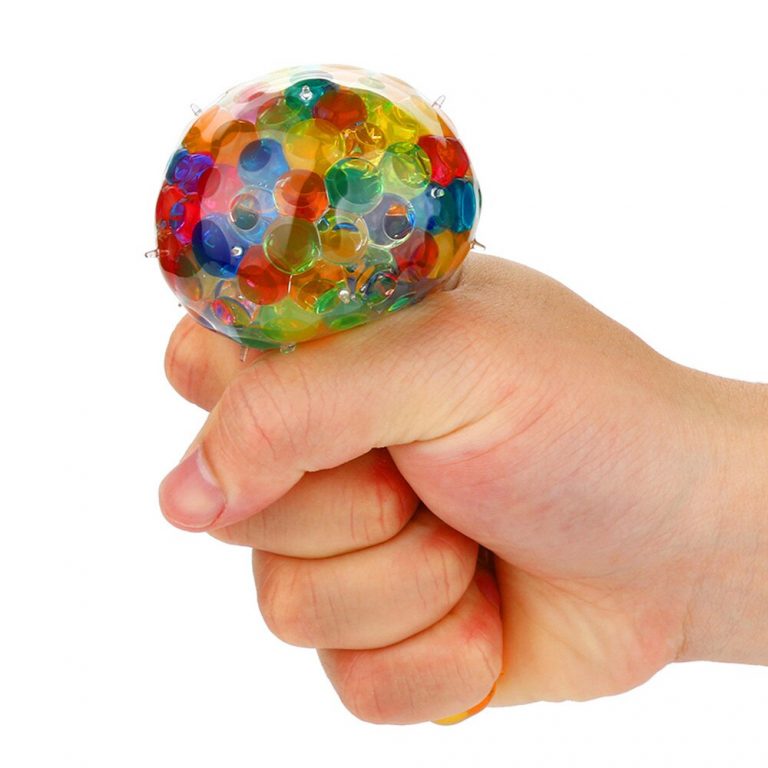 1/2pcs Clear Stress Balls Colorful Ball Autism Mood Squeeze Relief ...